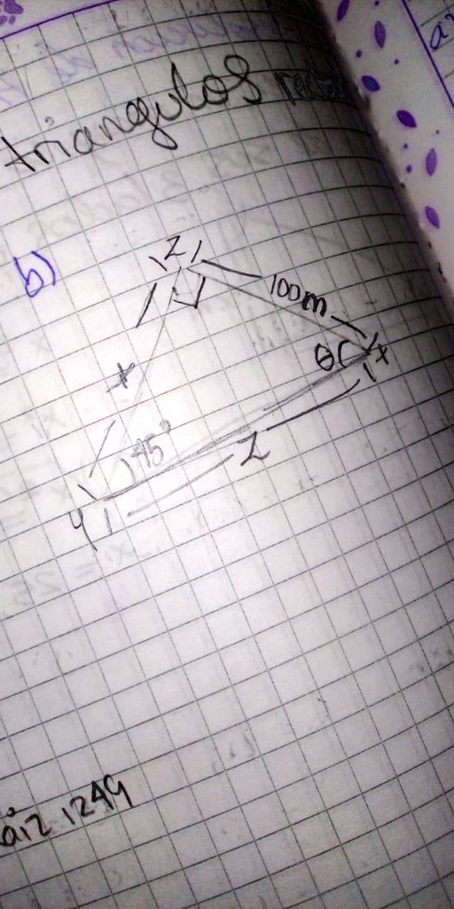 SOLVED: Resuelve los siguientes triángulos rectangulos SOLVED: Resuelve los siguientes triángulos rectangulos