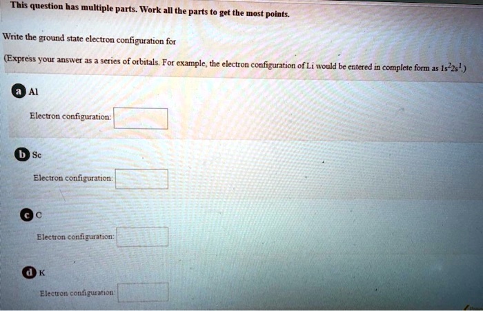 Solved This Question Has Multiple Parts Work All The Parts To Get The