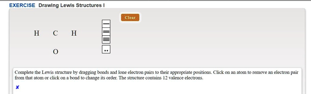 exercise drawing lewis structures clear h c h complete the lewis ...