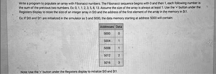 SOLVED: Can I get the code written? Thank you very much. Write a program to populate an array ...