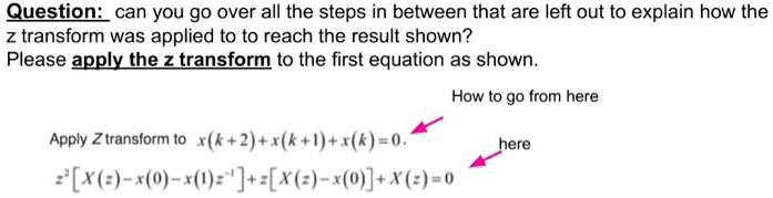 question can you go over all the steps in between that are left out to ...
