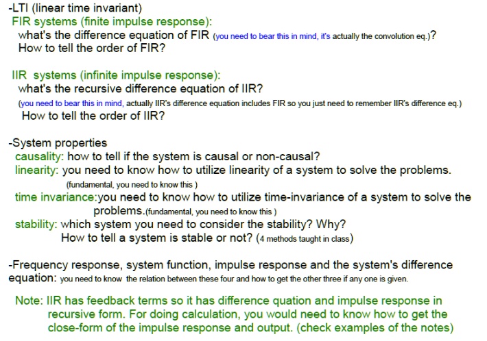 SOLVED: LTI (linear time invariant) FIR systems (finite impulse ...