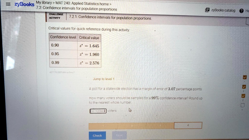 My library > MAT 240: Applied Statistics home > 7.2: Confidence ...