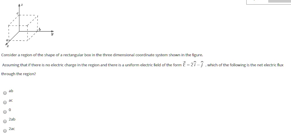 SOLVED: Consider region of the shape of a rectangular box in the three dimensiona coordinate ...