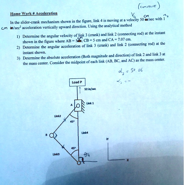 SOLVED: Home Work # Acceleration V. Cm an/sec acceleration vertically upward direction. Using ...
