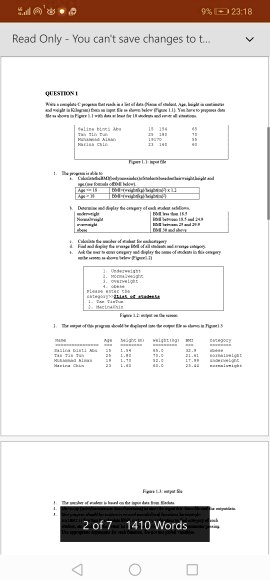 SOLVED: Write a complete C program that reads in a list of data (Name ...