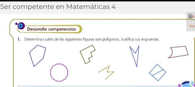 determina cuales de estas figuras son poligonos justifica tu respuesta ...