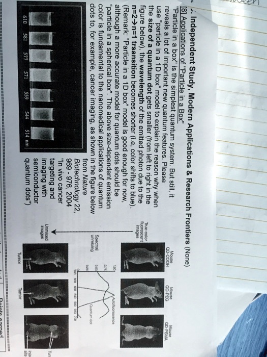 SOLVED: Please use the "particle in a 1D box" model to explain the ...