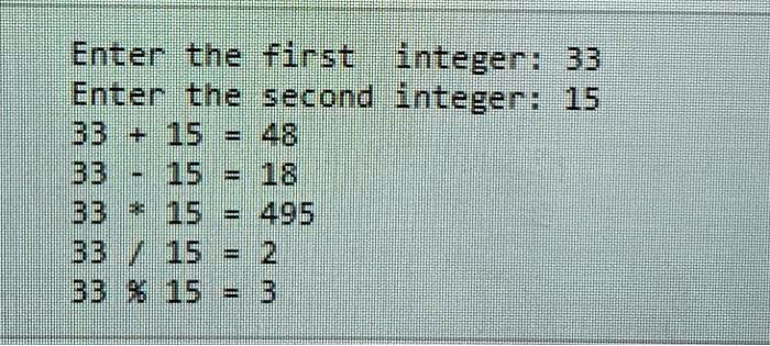 SOLVED: Using Visual Studio (C++), the main function should prompt for and read two integer ...
