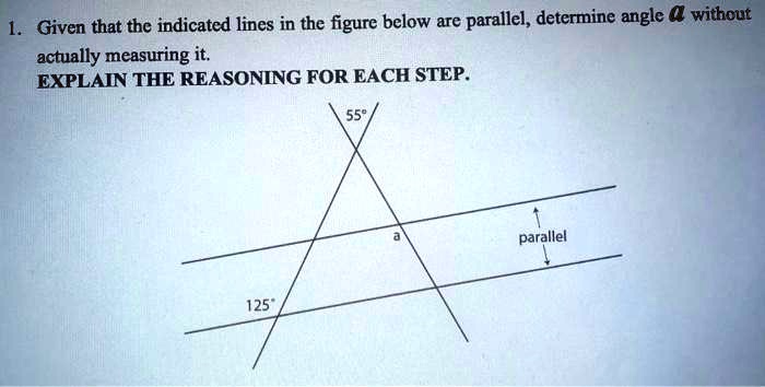 SOLVED: Given that the indicated lines in the figure below are parallel, determine angle G ...