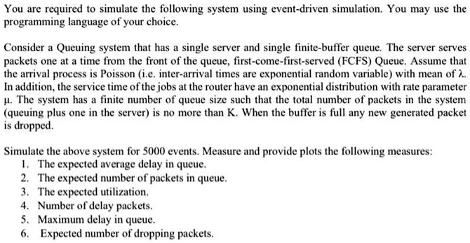 Solved Text Mmc Queue Modeling System Write A Java Or Python Code You Are Required To 4367