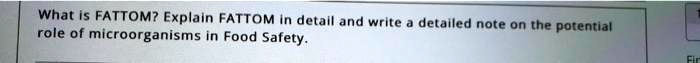 SOLVED: What Is FATTOM? Explain FATTOM in detail and write a detailed ...