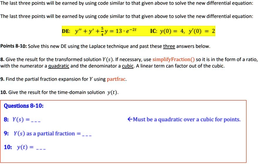 SOLVED: The last three points will be earned by using code similar to ...