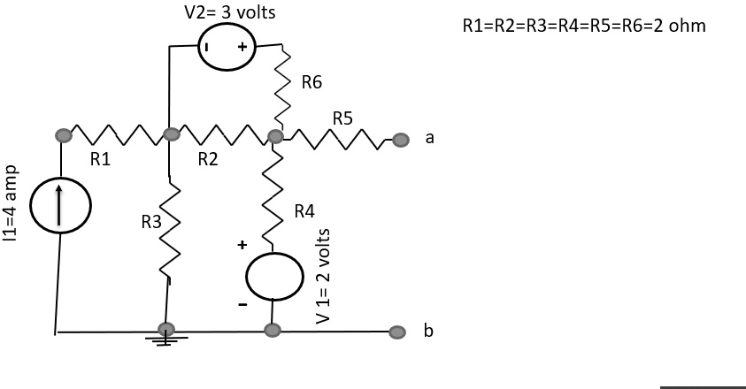 SOLVED: Problem 1 (60%): For the indicated circuit a) Calculate the ...