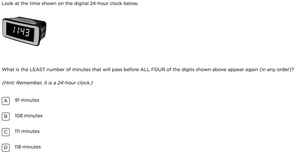 help me solve this pls look at the time shown on the digital 24 hour ...
