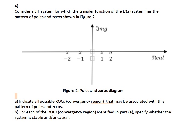 SOLVED: Consider the LTI system for which the transfer function of the H(s) system has the ...