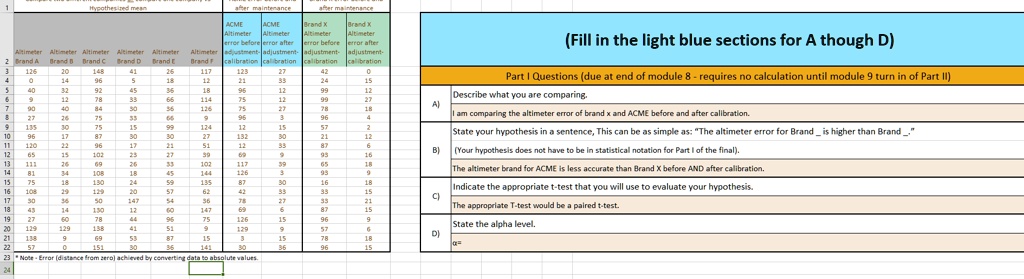 SOLVED: Texts: 1 ACME ACME Error after adjustment: adjustme adjustment ...
