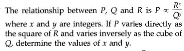 the relationship between p q and r is p where x and y are integers if p ...
