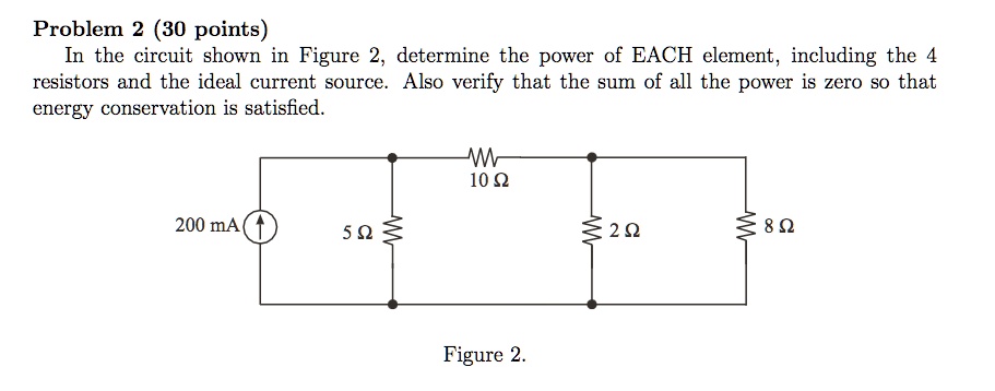 [GET ANSWER] Problem 2 (30 points) In the circuit shown in Figure 2 ...