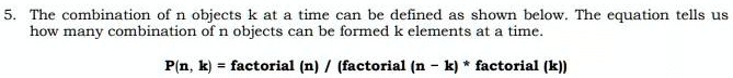 SOLVED:The combination of objects k at Lime can be delined as shown ...
