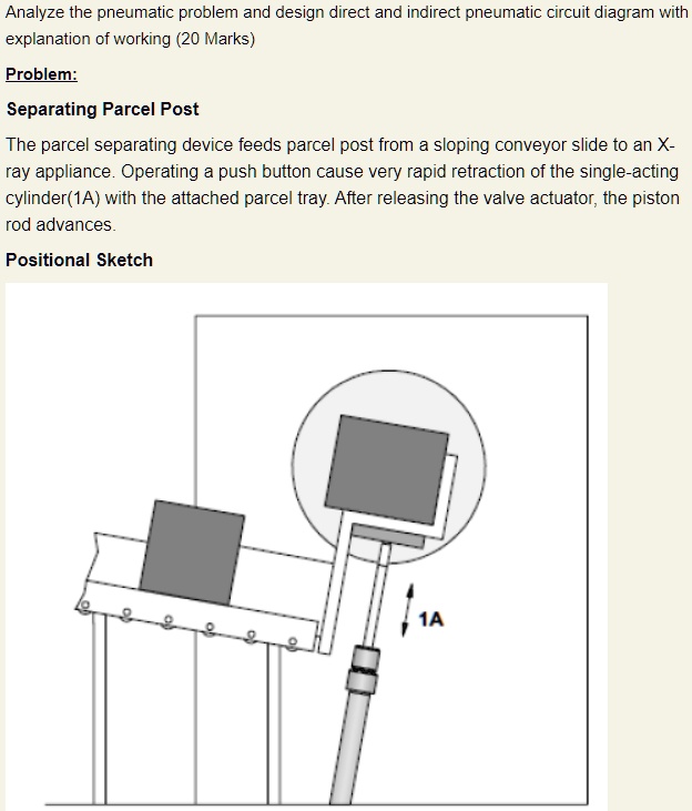 SOLVED: Problem: Separating Parcel Post The parcel separating device ...