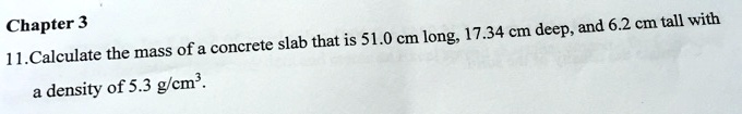 chapter 3 that is 510 cm long 1734 cm deep and 62 cm tall with ...