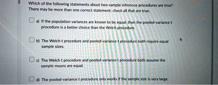 SOLVED: pls help will give thumbs up Which of the following statements ...