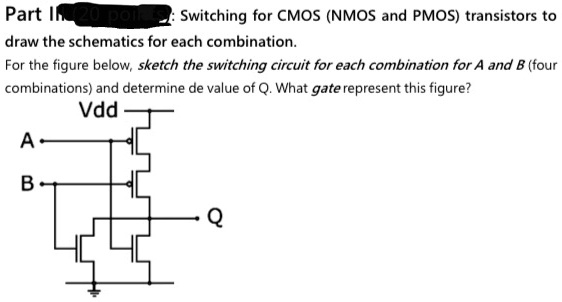 Switching for CMOS, NMOS, and PMOS transistors to draw the schematics ...