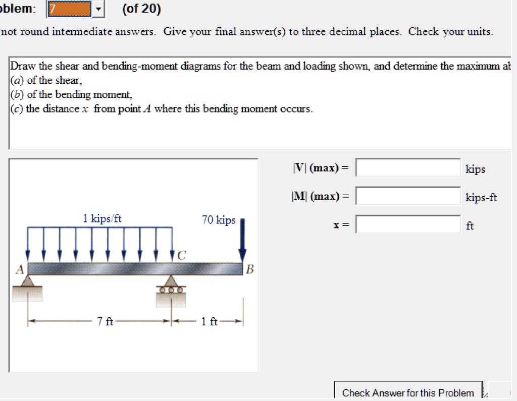 SOLVED: Problem: of 20) Do not round intermediate answers. Give your ...