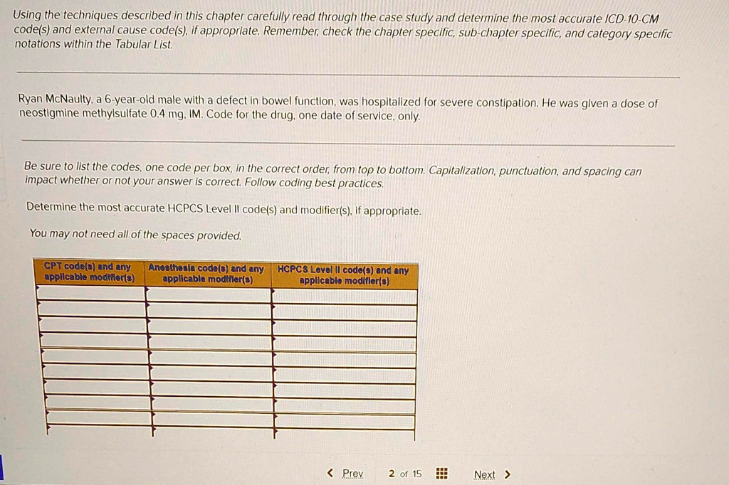 using the techniques described in this chapter carefully read through ...