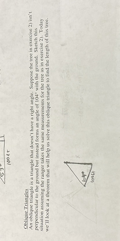 SOLVED: Oblieue Triangkes An oblique triangle is a triangle that doesn ... SOLVED: Oblieue Triangkes An oblique triangle is a triangle that doesn ...