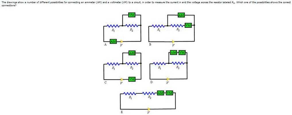 The drawings show a number of different possibilities for connecting an ...