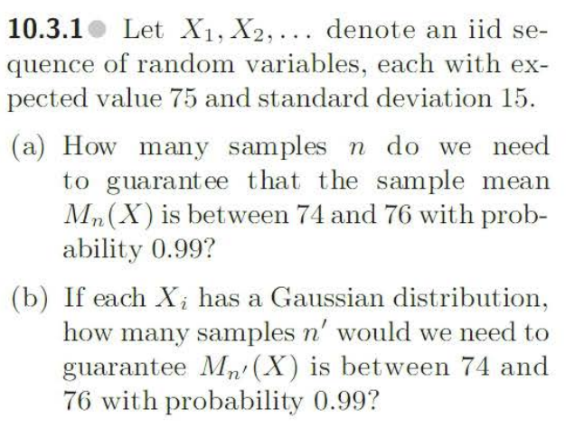 Video Solution 10 3 1 Let X1 X2 … Denote An Iid Sequence Of Random