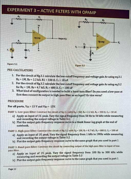 [GET ANSWER] texts what are the assumptions made for analyzing the ideal op amp experiment 3 ...