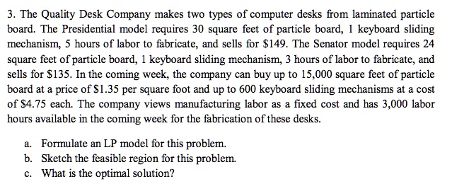 the quality desk company makes two types of computer desks from ...