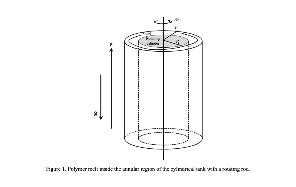 g Z Fluid Rotating cylinder ? r? r? Figure 1. Polymer melt inside the ...
