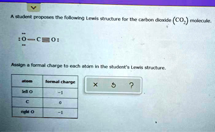 a student proposes the following lewis structure for the carbon dioxide ...