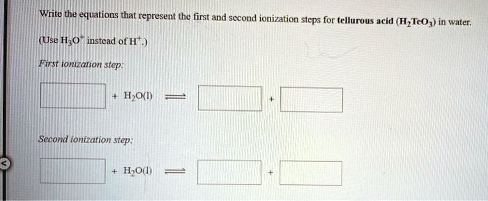 SOLVED: Write the equations that represent the first and second ...