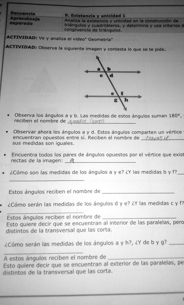 Solved Cómo Son Las Medidas De Los ángulos Y Y Las Medias B F 3675