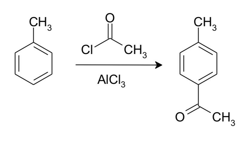 SOLVED: CH3 CH3 Cl CH3 AIClg CH3