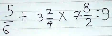 SOLVED: 5 + 23 8z X LO