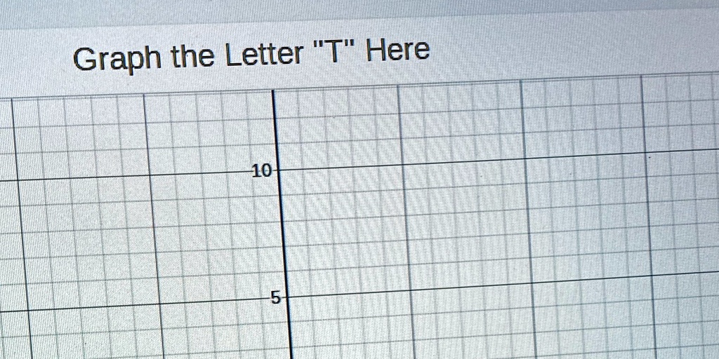 SOLVED: Hi, I have to graph the letter T on Desmos. Please and thank ...