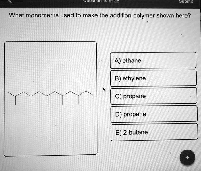 Addition Polymerization 1 Propene