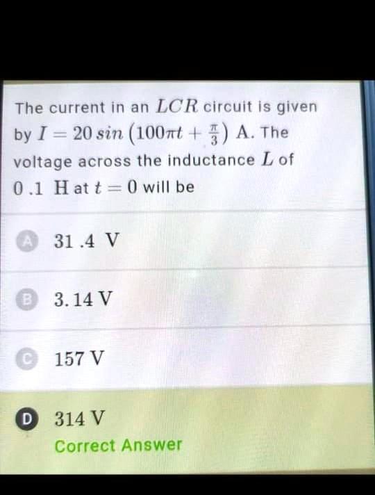 Solved Find The Voltage Across Inductor