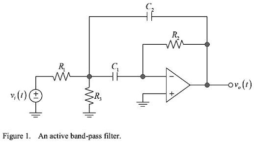 SOLVED: Derive an expression for the transfer function Av(s) = Vo(s)/Vi ...