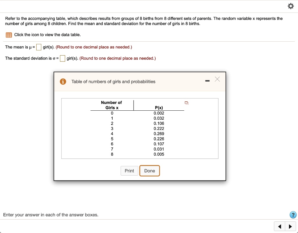 SOLVED: Please refer to the accompanying table which describes results ...