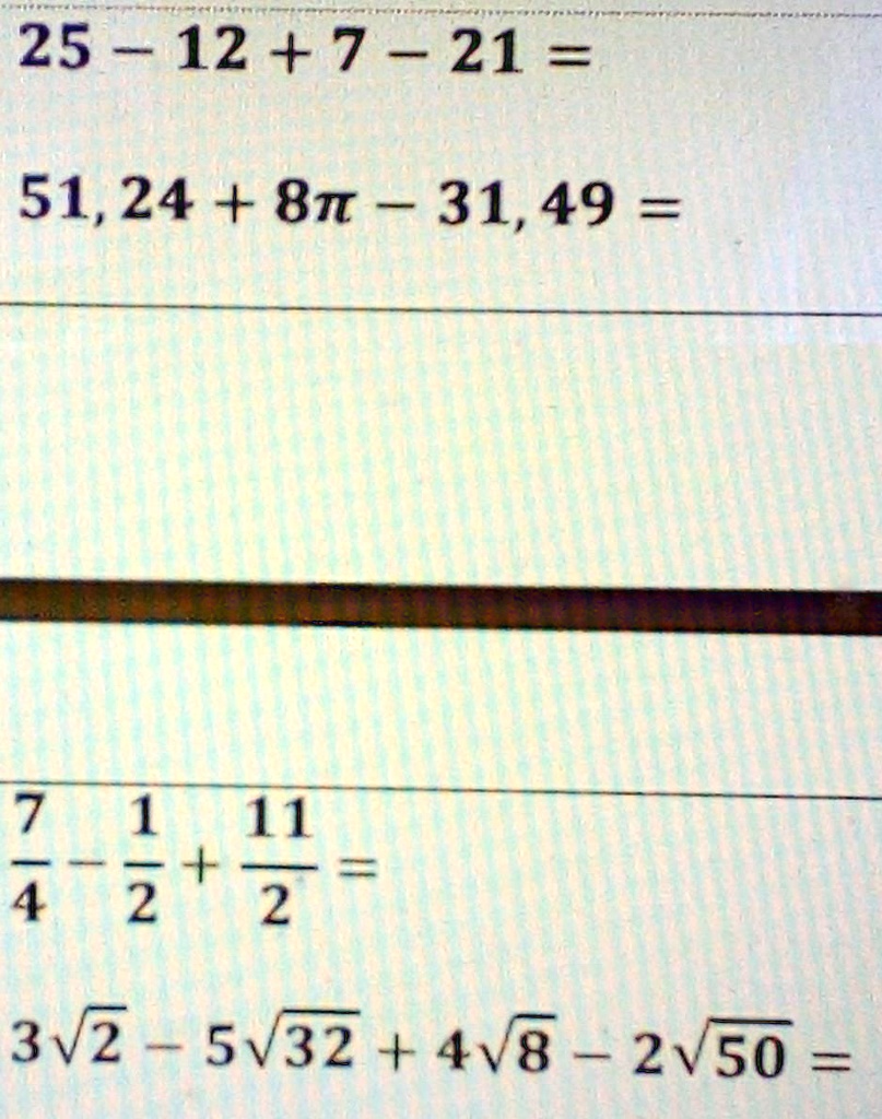 SOLVED: Diferenciar mediante ejemplos la adición y sustracción de números reales y propiedades ...