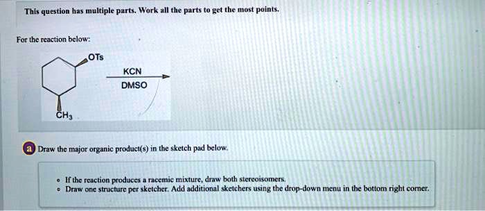 SOLVED: This question has multiple parts Work paru tu get the Mlost For ...