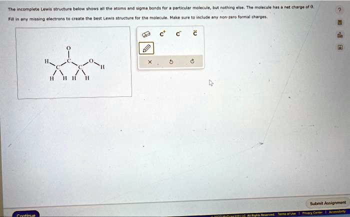 VIDEO solution: The incomplete Lewis structure below shows all the ...