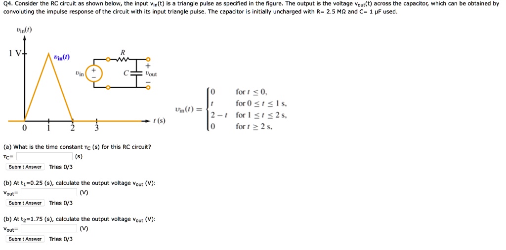 q4 consider the rc circuit as shown below the input vint is a triangle pulse as specified in the ...